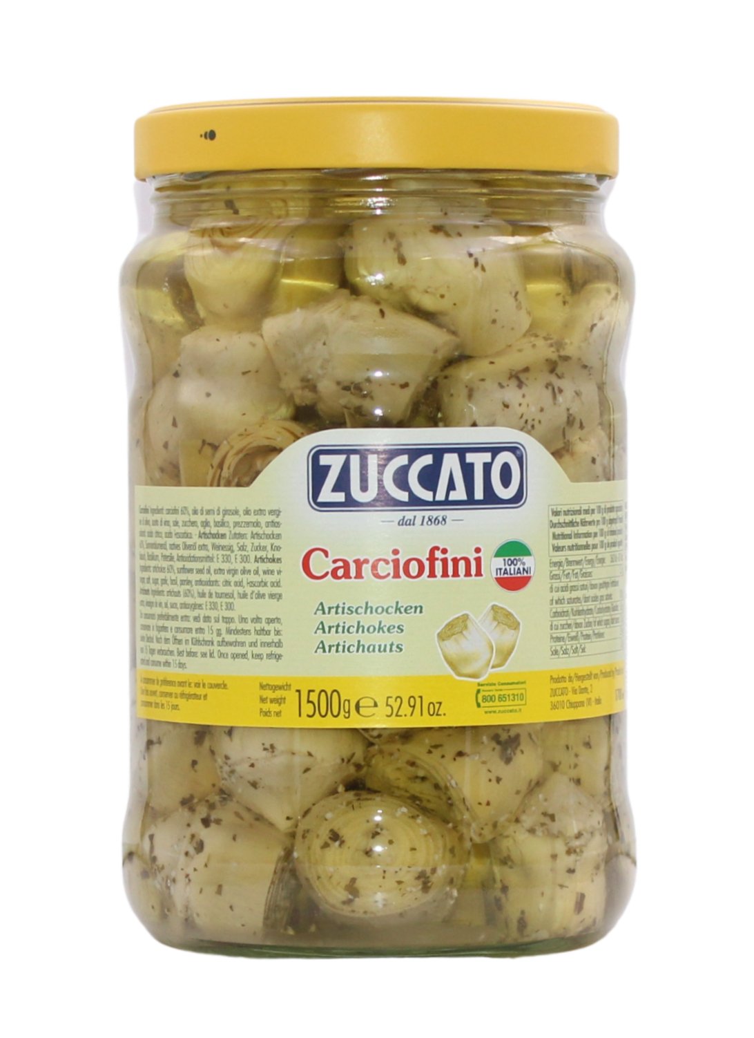 Zuccato Carciofini 1500 g