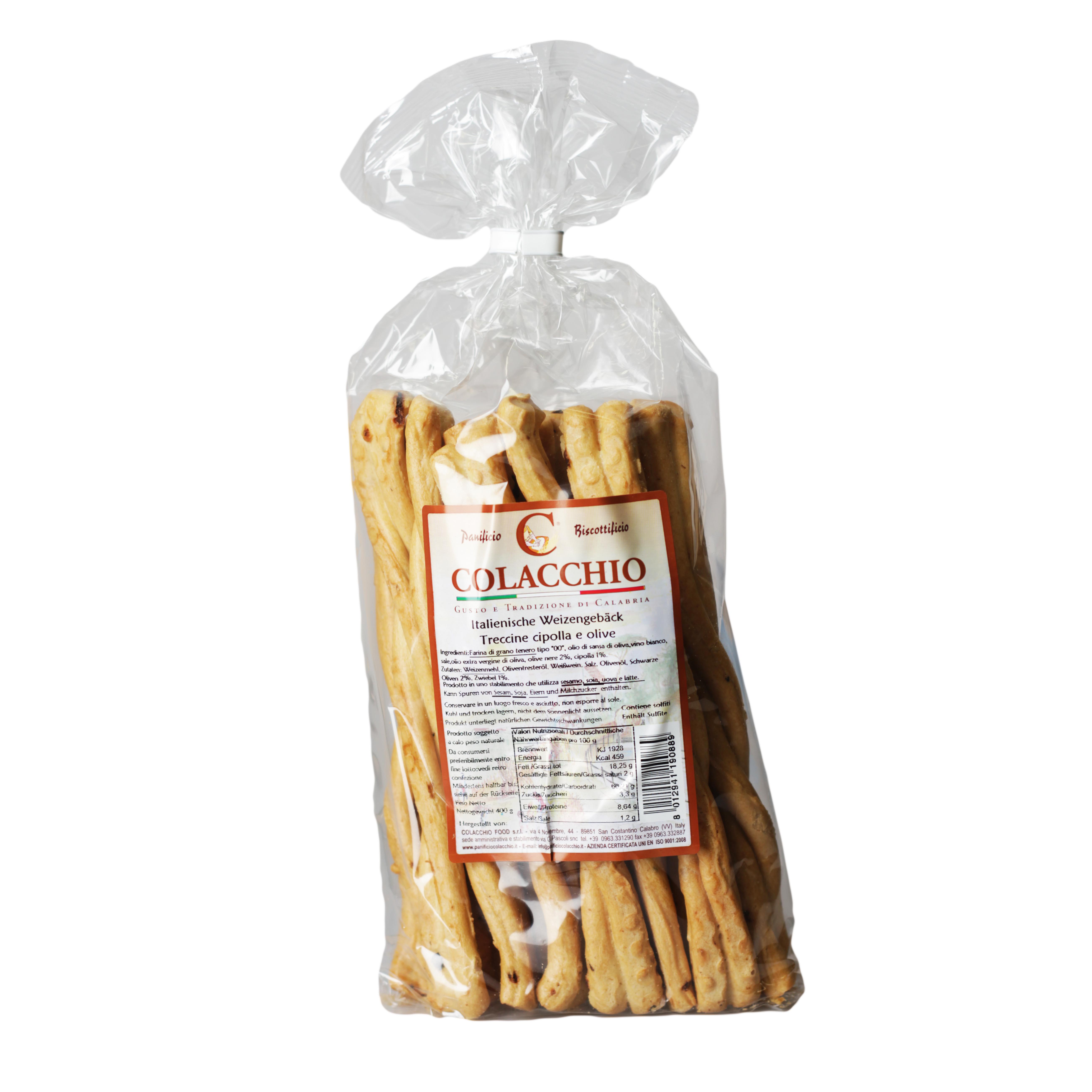 Colacchio Treccine Cipolla e Olive