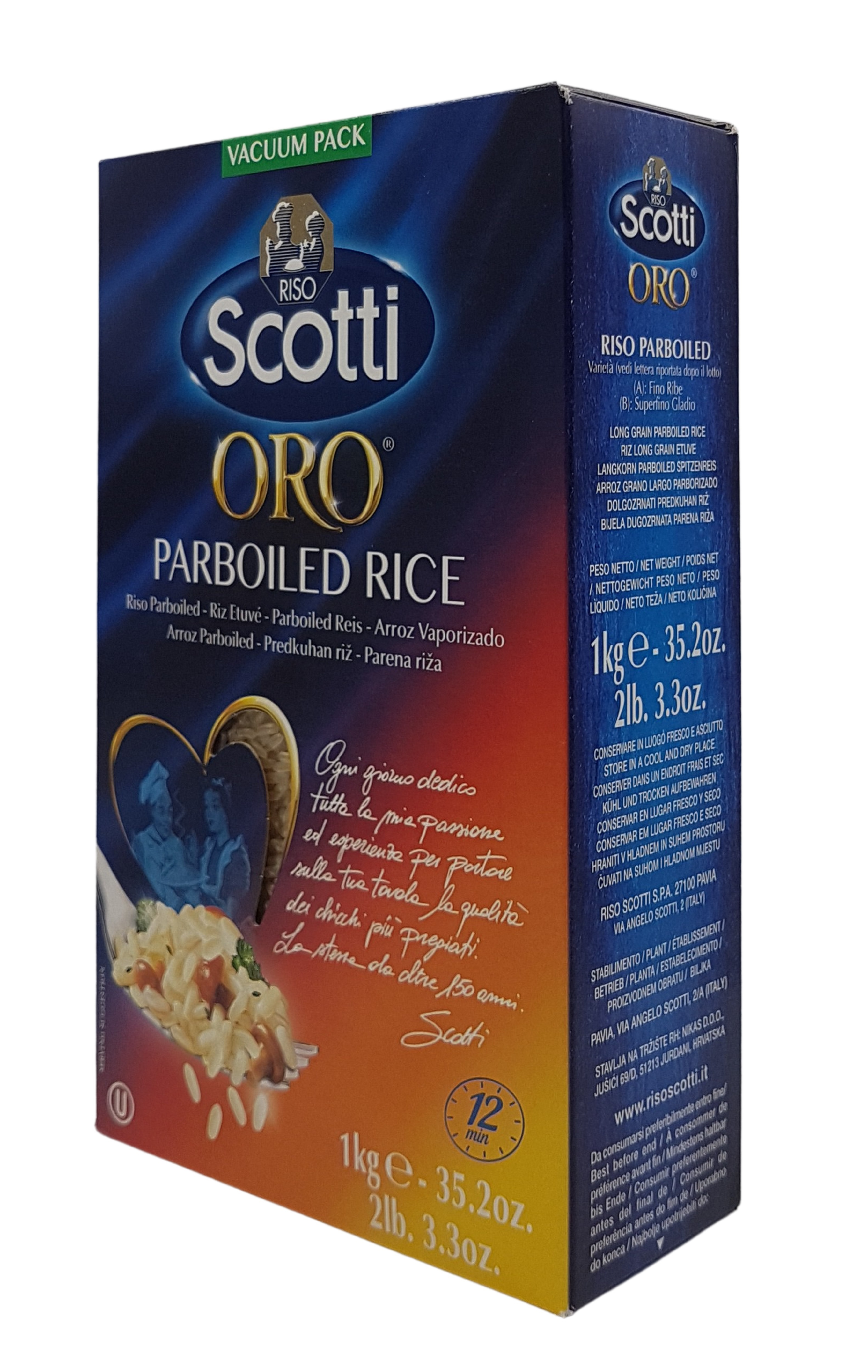 Riso Scotti Riso Oro Parboiled 1 kg