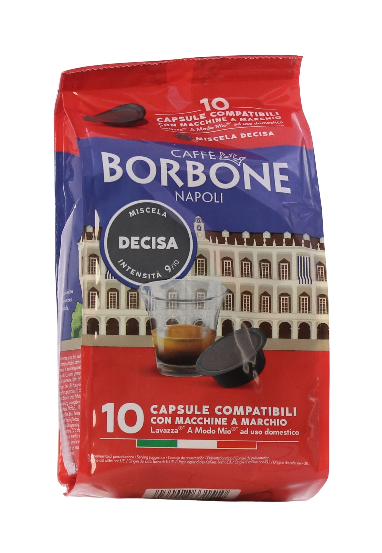 Caffè Borbone Capsule A Modo Mio Decisa Nera 10pz