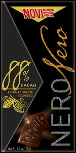 Novi Cioccolato Nero 88% Fondente Amaro Extra 75 g