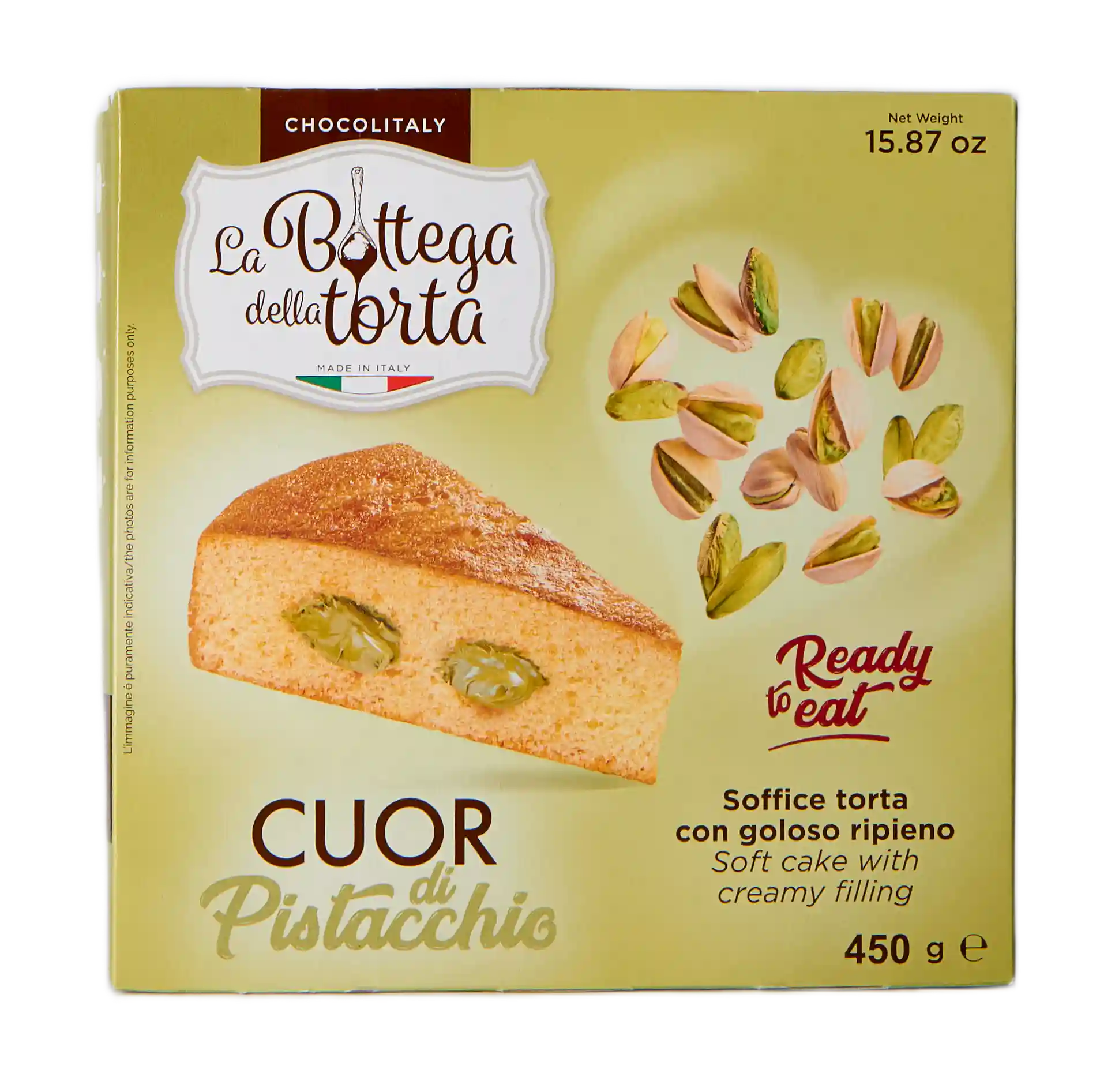 Chocolitaly Cuor di Pistacchio 450g