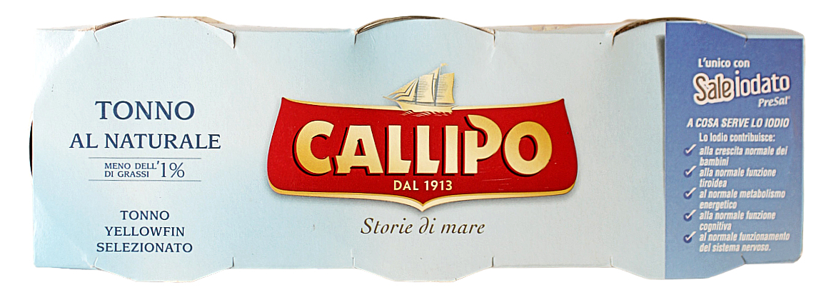 Callipo Tonno al Naturale 3 x 80 g