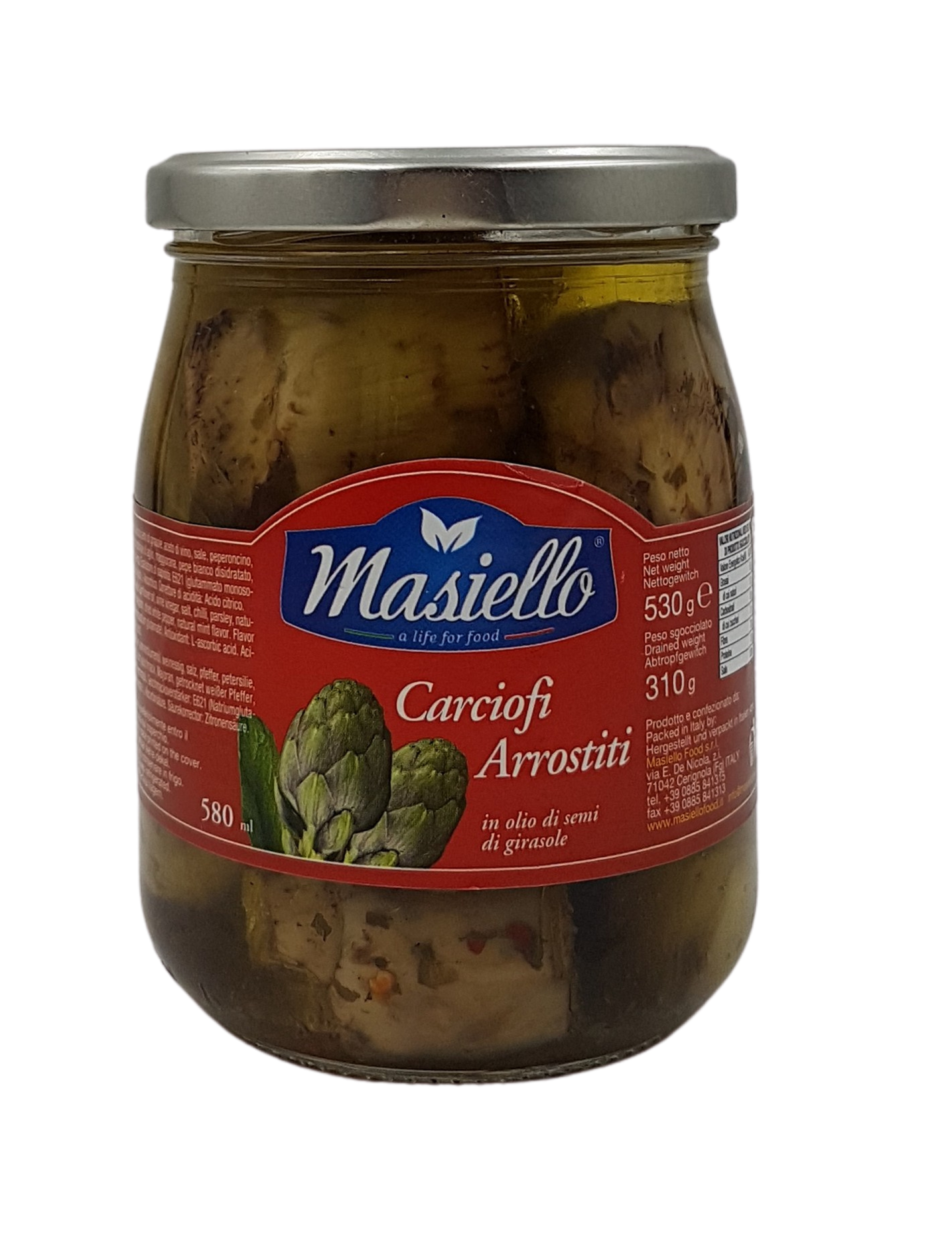 Masiello Carciofi Arrostiti 530 g